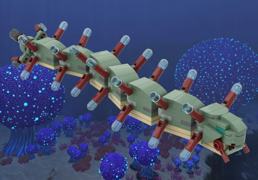 LEGO MOC Ampeel (Shocker) From Subnautica by OrchardBuilds ...