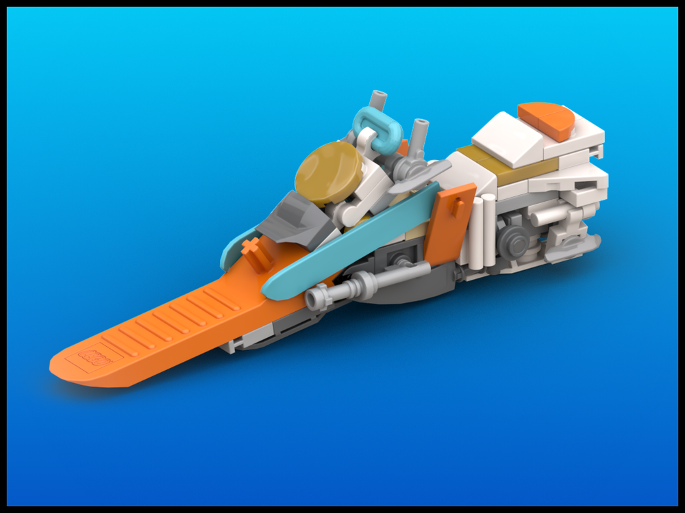 LEGO MOC Brick Separator Speeder by PeaBricky | Rebrickable - Build ...