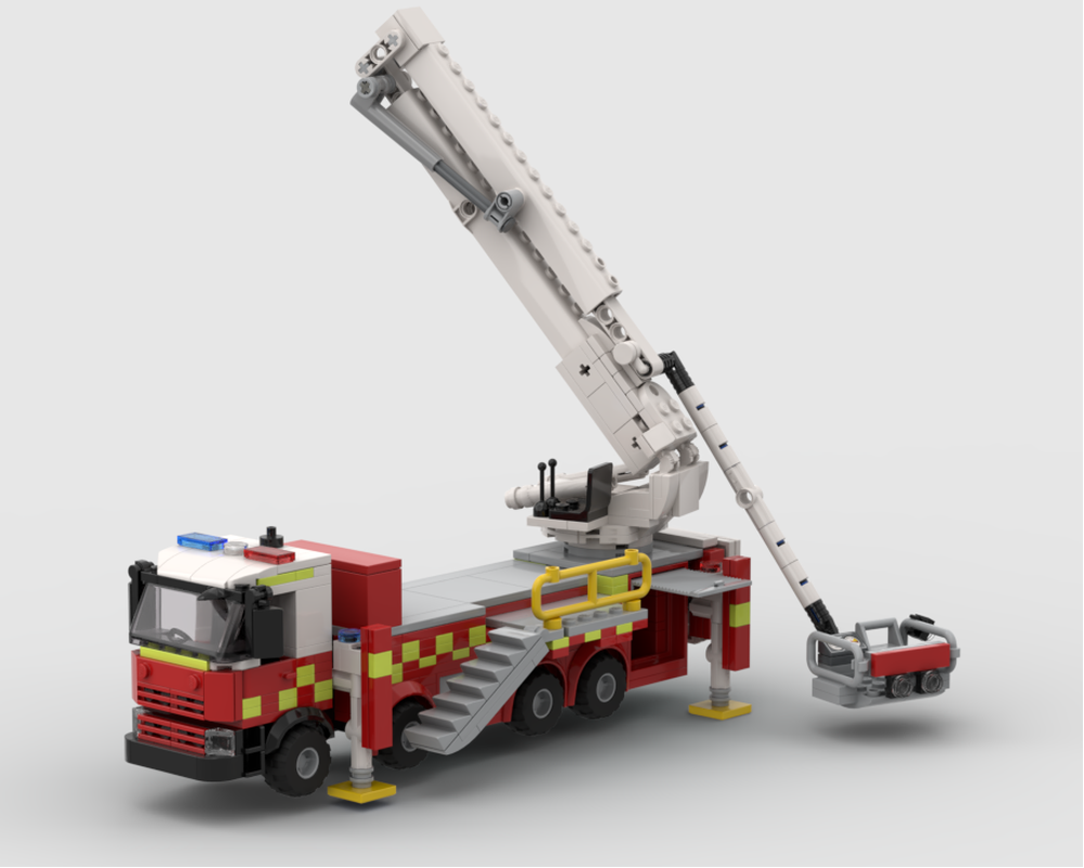 LEGO MOC-213990 'Bronto' Skylift Fire Truck Ladder Platform by ...