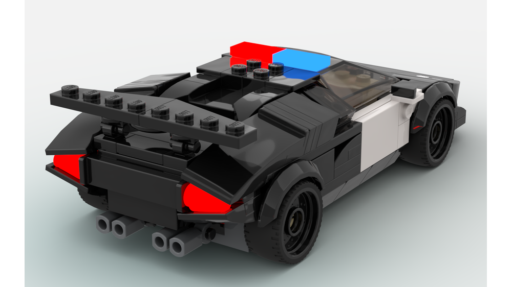 LEGO MOC-213992 Lamborghini Countach Police by Tryptophanis ...