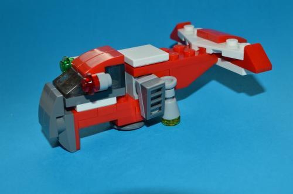 LEGO MOC Pocket VTOL Spaceship by yoekkul | Rebrickable - Build with LEGO