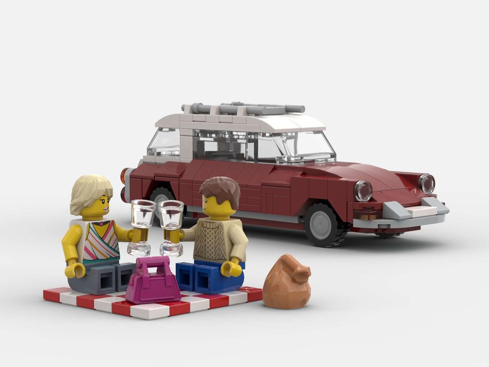 LEGO MOC Citroën DS 19 Break by Fijabrickstar | Rebrickable - Build ...
