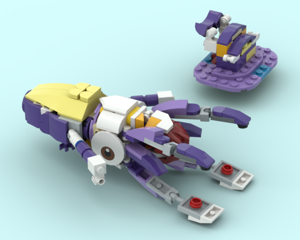 LEGO MOC 31125 Baby Squid by Legoivo | Rebrickable - Build with LEGO