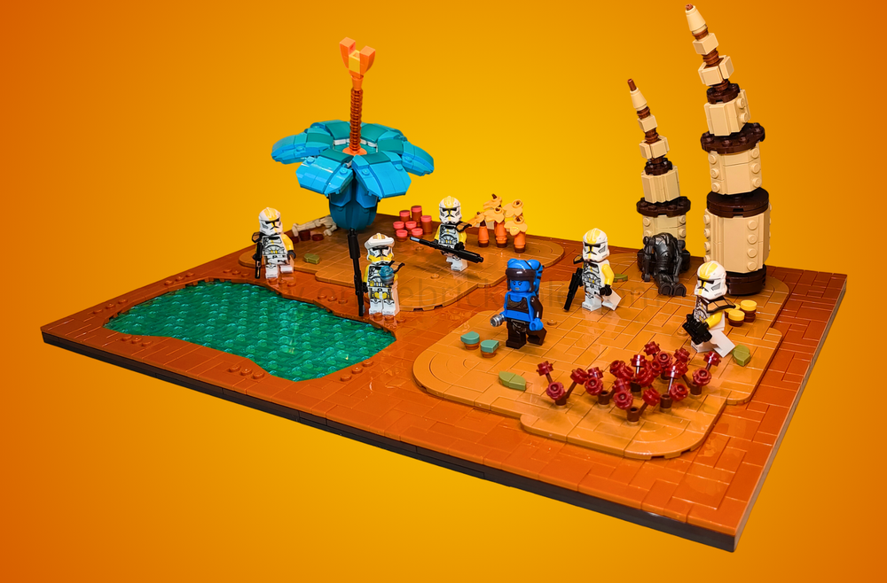 LEGO MOC-214009 Felucia Diorama by moc_yoh | Rebrickable - Build with LEGO