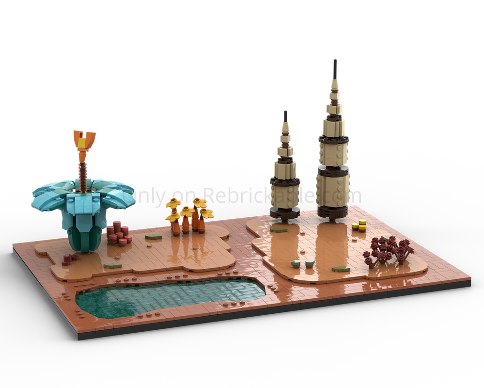 LEGO MOC Felucia Diorama by pirata_yoh | Rebrickable - Build with LEGO