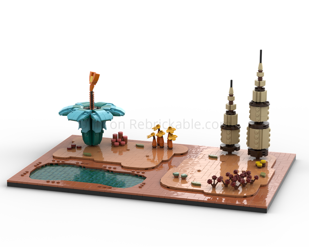 LEGO MOC Felucia Diorama by pirata_yoh | Rebrickable - Build with LEGO