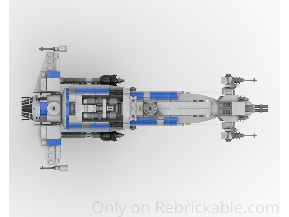 LEGO MOC MG-100 Bomber - Starship Collection (Midi scale) by warc0re ...