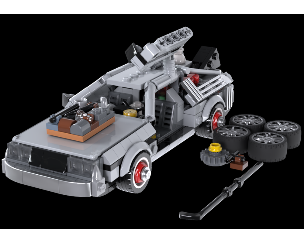 LEGO MOC Inspired by DeLorean DMC-12 (Back to the Future) by Noggatogga ...
