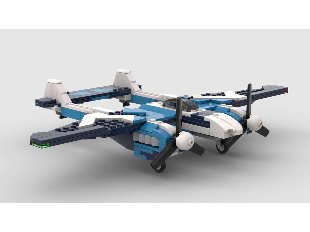 LEGO MOC Lockheed P-38 Lightning - Alternate Build of 2 x 31160 Race ...