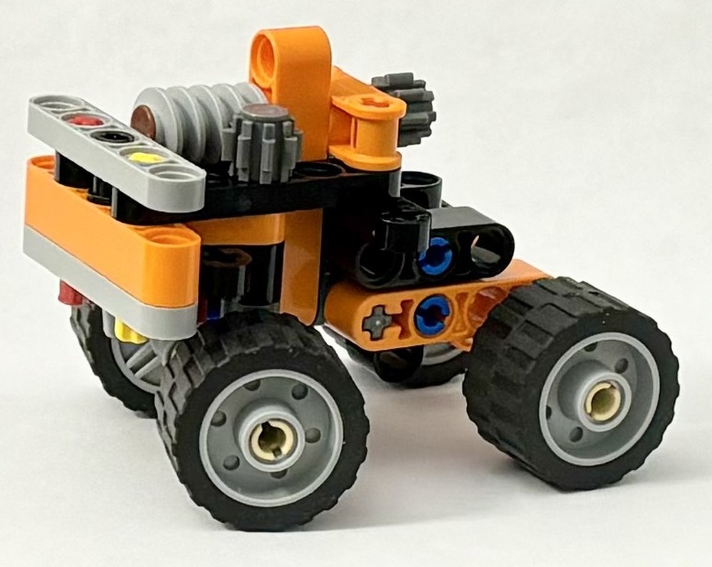 LEGO MOC 30710-Tractor with Steering by Arthurwt | Rebrickable - Build ...
