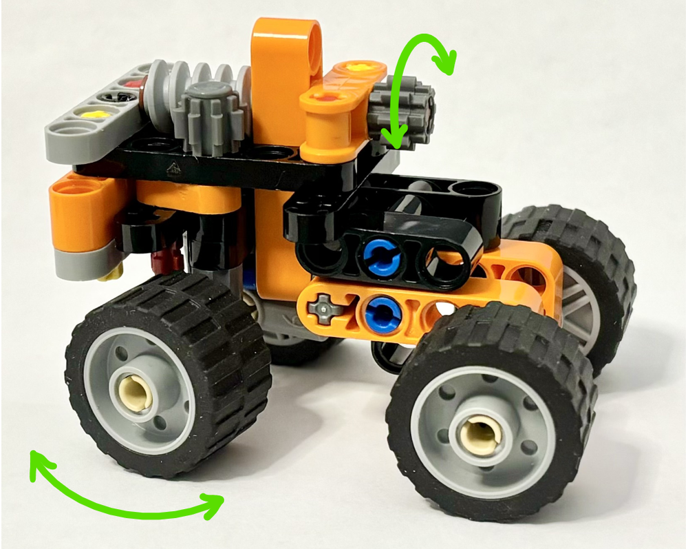 LEGO MOC 30710-Tractor with Steering by Arthurwt | Rebrickable - Build ...