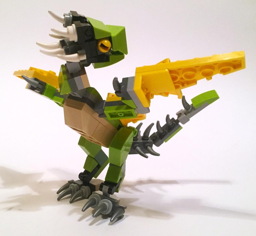 LEGO MOC Spiketail Dragon by b00k_w0rm | Rebrickable - Build with LEGO
