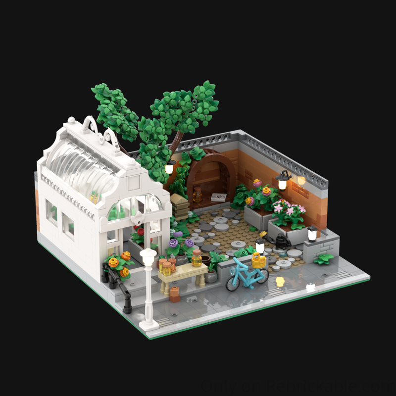 LEGO MOC-214040 City Garden by rebelnili | Rebrickable - Build with LEGO