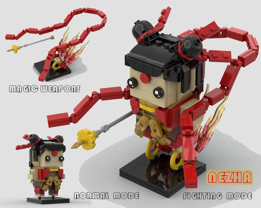 LEGO MOC-214041 NEZHA by uminuo | Rebrickable - Build with LEGO