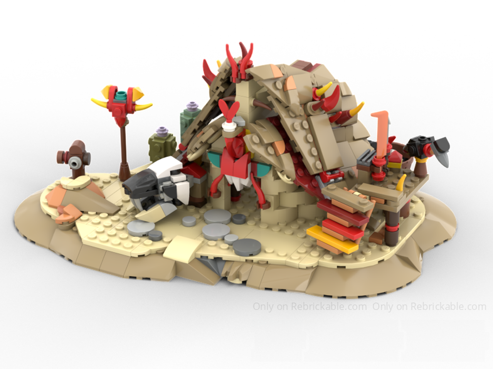 LEGO MOC Tenakth house by Pablow030 | Rebrickable - Build with LEGO