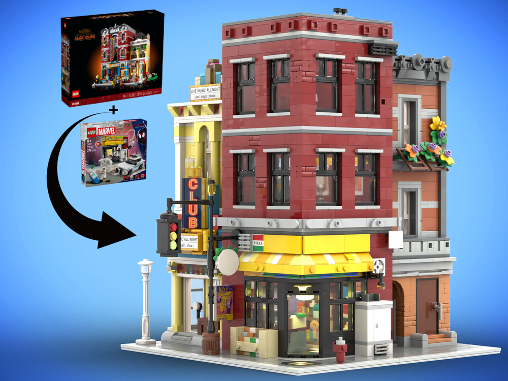 LEGO MOC Deli Store and Club - Modular Corner - Alternate build of Jazz ...