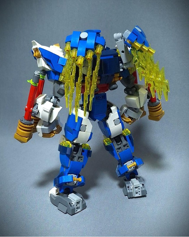 LEGO MOC-214060 Jay's Ultimate Elemental Lightning Mech v2 by Mechalaro ...