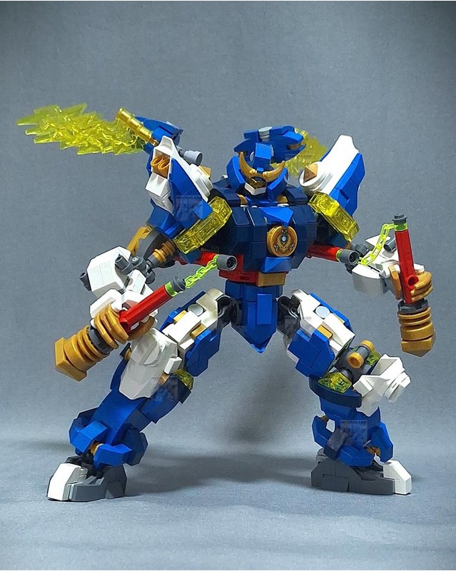 LEGO MOC-214060 Jay's Ultimate Elemental Lightning Mech v2 by Mechalaro ...