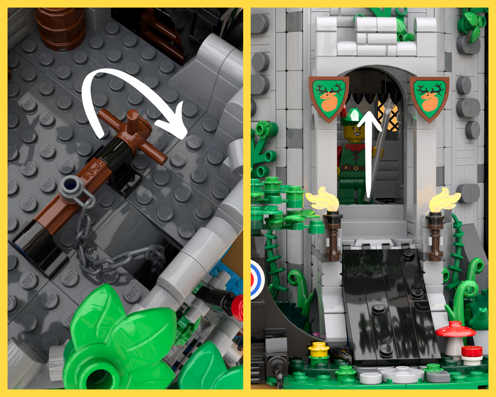 LEGO MOC LEGO 6077 Remake Forestmen River's Fortress Instructions MOC ...