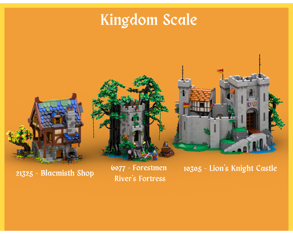 LEGO MOC LEGO 6077 Remake Forestmen River's Fortress Instructions MOC ...