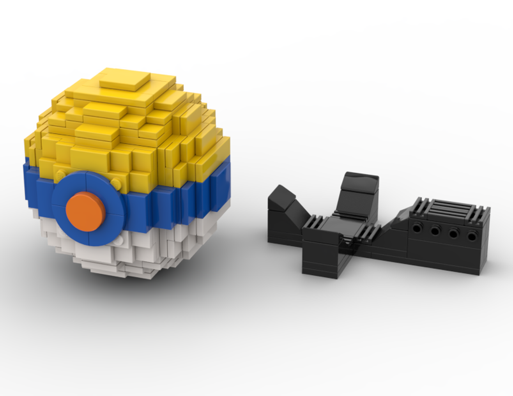 LEGO MOC Pokemon Park Ball by Jedi Plb | Rebrickable - Build with LEGO