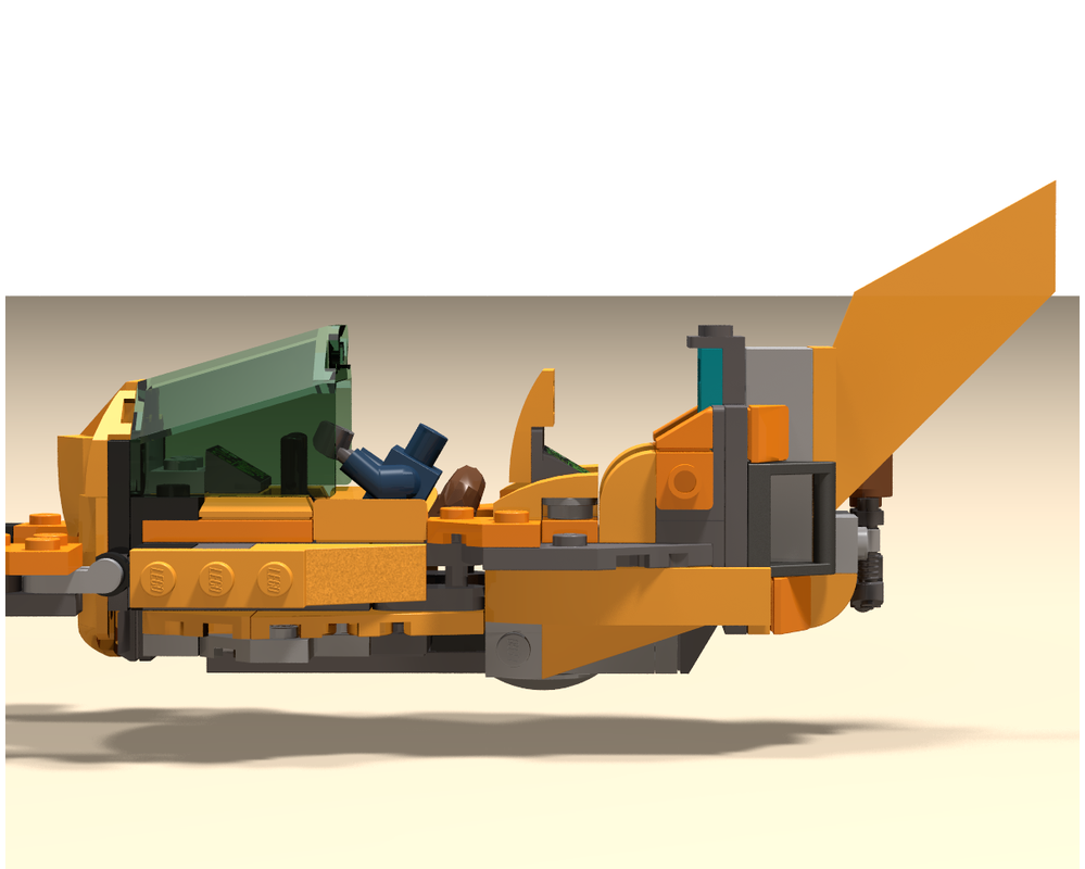 LEGO MOC Rocket Racoon Pod-Racer by Motorsagmannen | Rebrickable ...