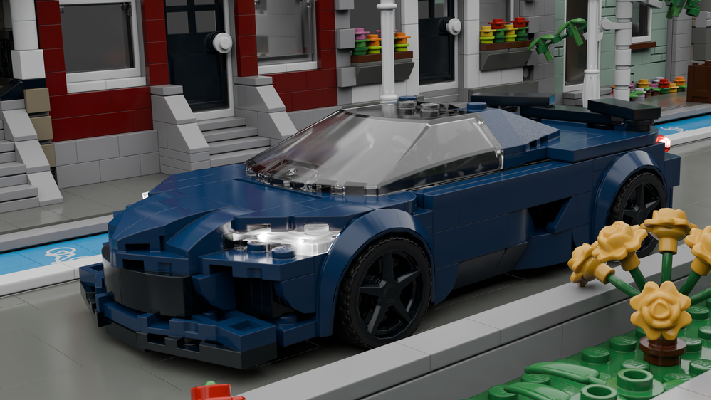 LEGO MOC-214085 Corvette Stingray by YourDailyBrick | Rebrickable ...