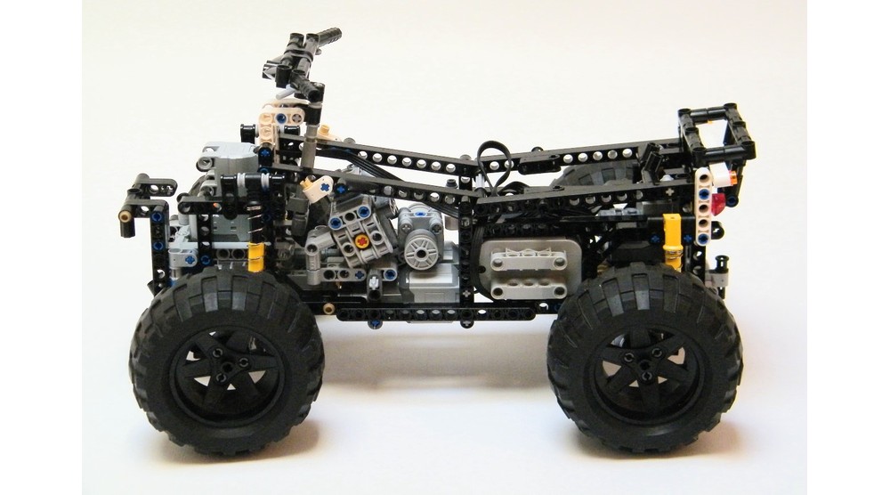 LEGO MOC-2141 Motorized Quad ATV 4x4 by Nico71 | Rebrickable - Build ...