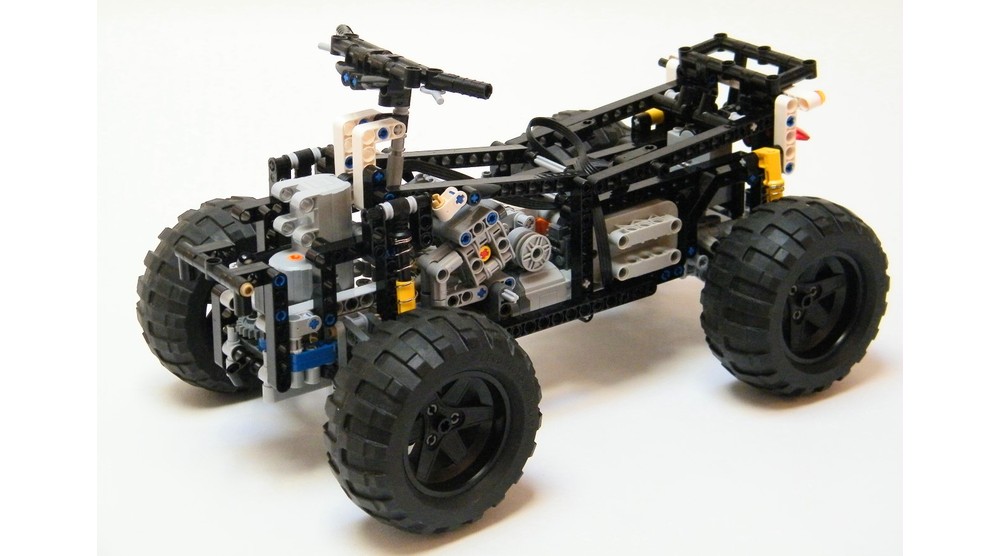 LEGO MOC Motorized Quad ATV 4x4 by Nico71 | Rebrickable - Build with LEGO