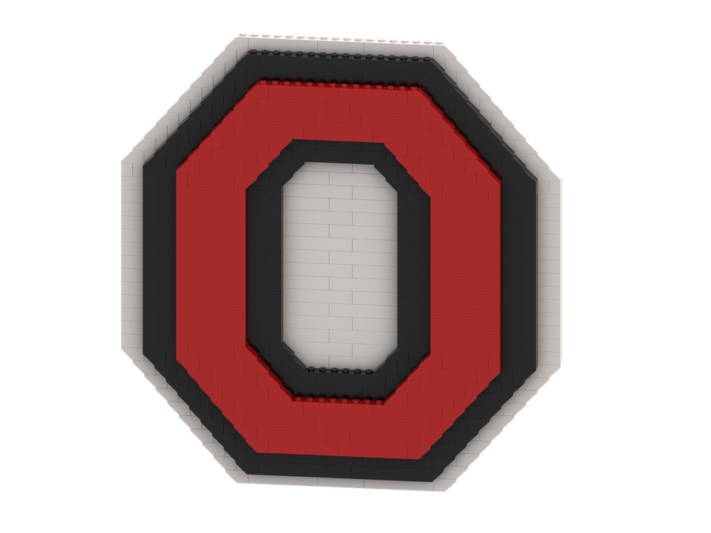 LEGO MOC Ohio State Block O by ZTBricks | Rebrickable - Build with LEGO