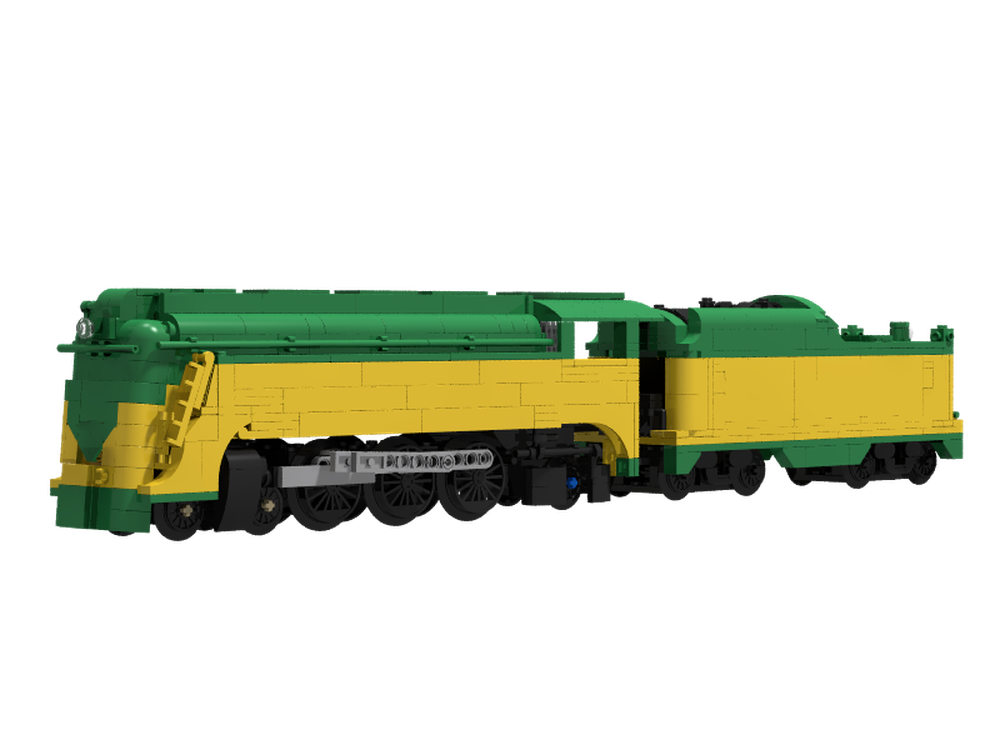 LEGO MOC Chicago & Northwestern CNW ES 4-6-2 Streamlined Pacific ...