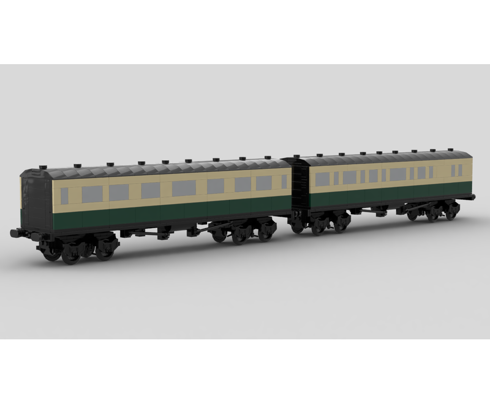 LEGO MOC (Outdated) Composite and Brake Coaches from Thomas & Friends ...