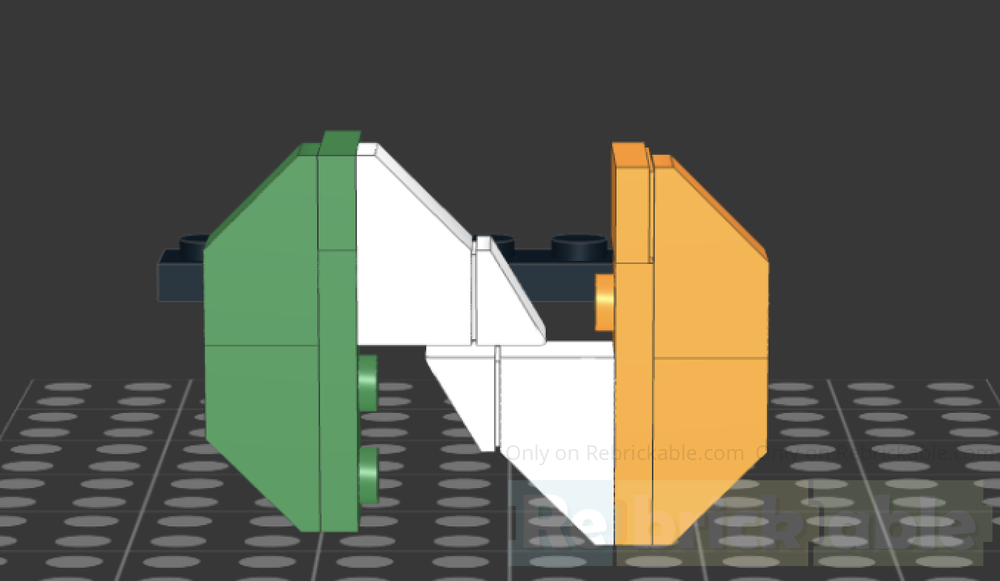 LEGO MOC Irish Rail logo by Riain | Rebrickable - Build with LEGO