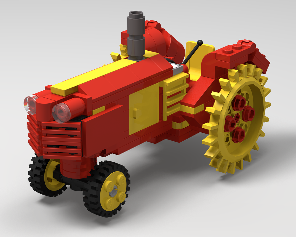 LEGO MOC-214115 Antique Tractor by brickedsls | Rebrickable - Build ...