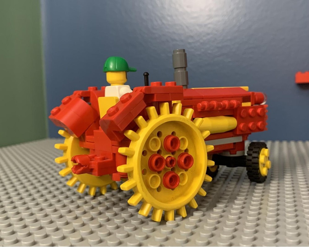 LEGO MOC-214115 Antique Tractor by brickedsls | Rebrickable - Build ...