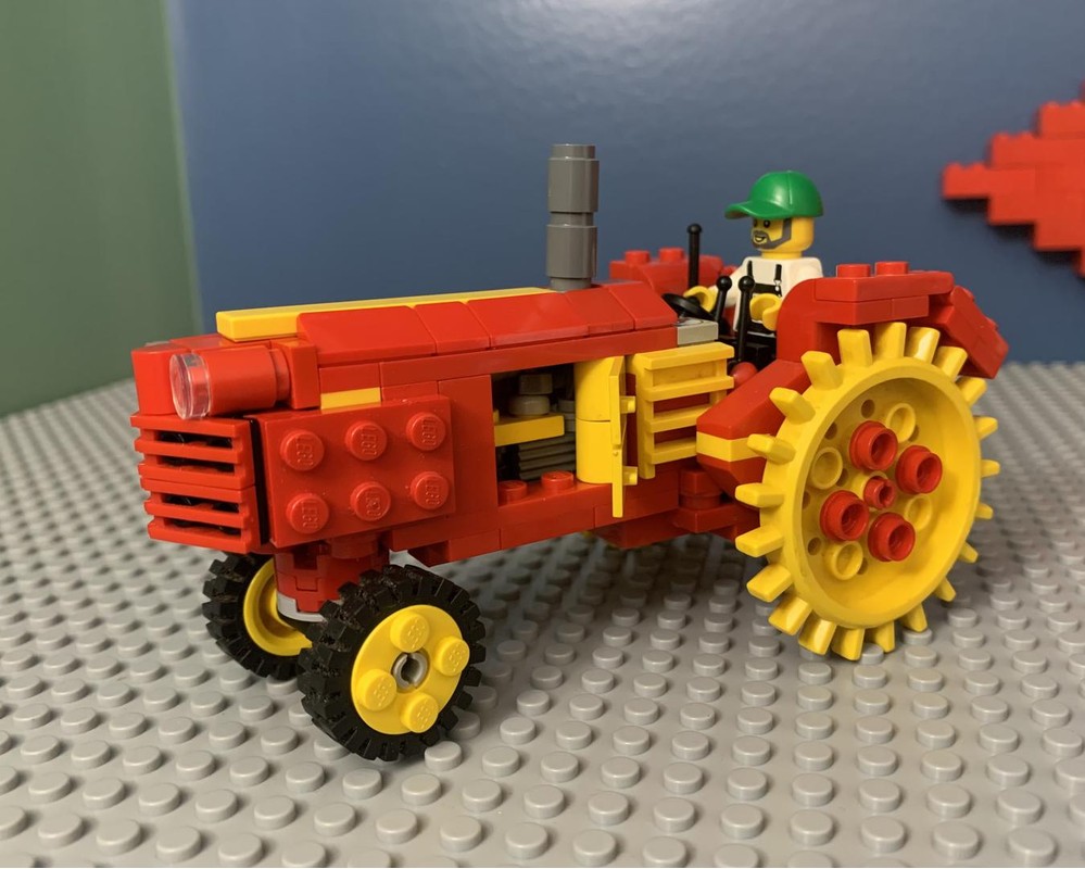 LEGO MOC Antique Tractor by brickedsls | Rebrickable - Build with LEGO