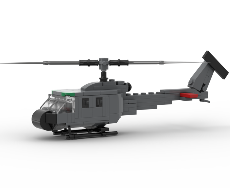 LEGO MOC UH-1 "HUEY" by Stupidman02 | Rebrickable - Build with LEGO