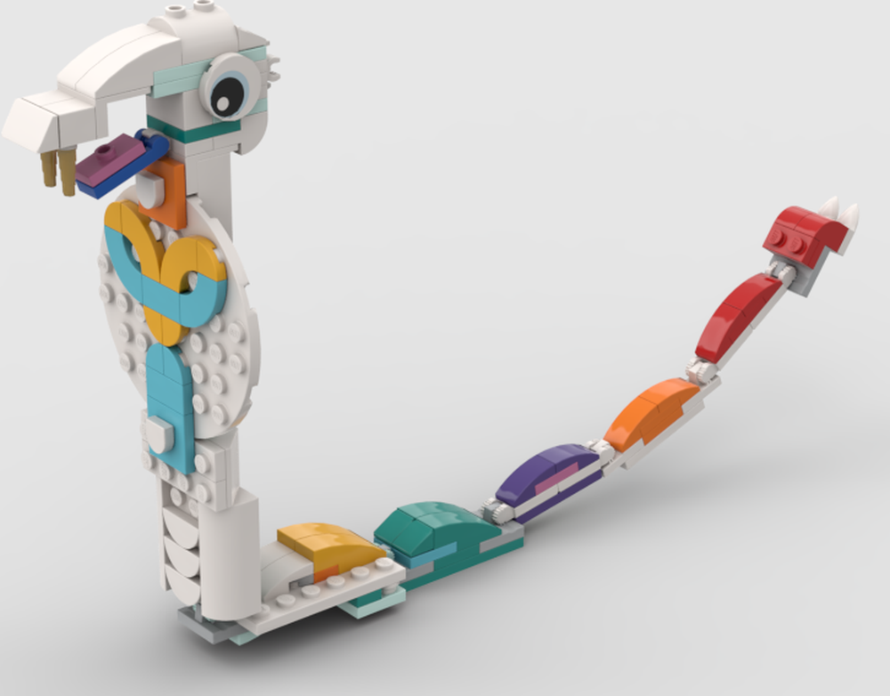 LEGO MOC Rainbow Snake - 31140 ALT by NaMroz | Rebrickable - Build with ...