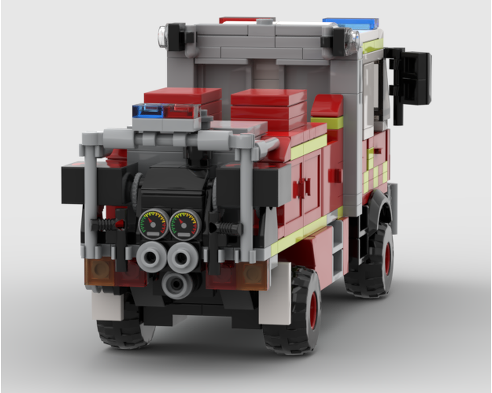 LEGO MOC Wildfire Tanker Fire Truck by reggieranger | Rebrickable ...