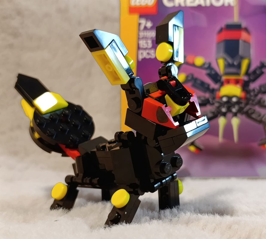 LEGO MOC 31159 Umbreon Pokemon by jheewee | Rebrickable - Build with LEGO
