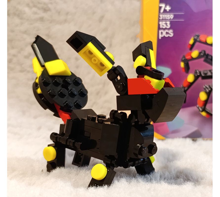 LEGO MOC 31159 Umbreon Pokemon by jheewee | Rebrickable - Build with LEGO