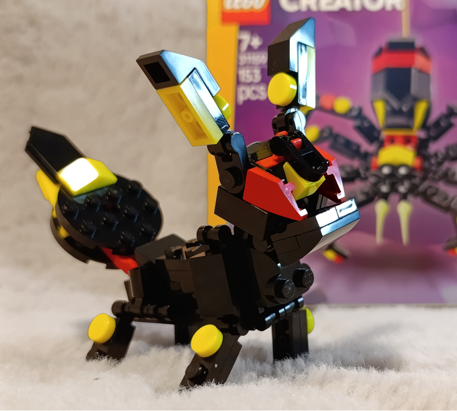 LEGO MOC 31159 Umbreon Pokemon by jheewee | Rebrickable - Build with LEGO