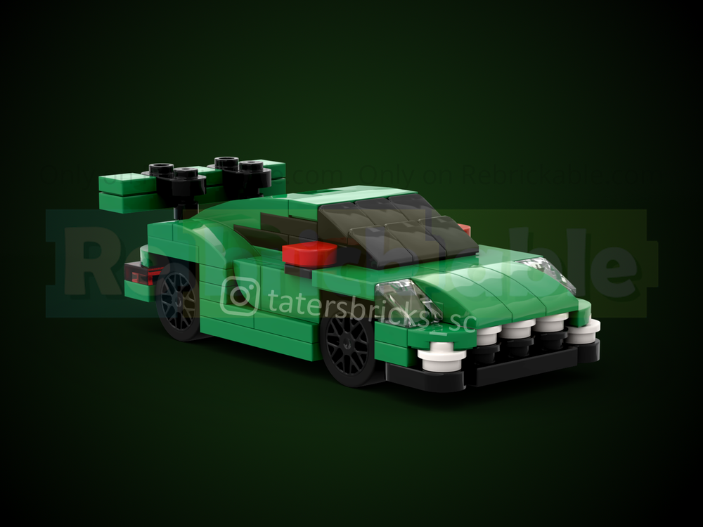 LEGO MOC Porsche 911 GT3 R "Rexy" 5 wide by Taters | Rebrickable ...