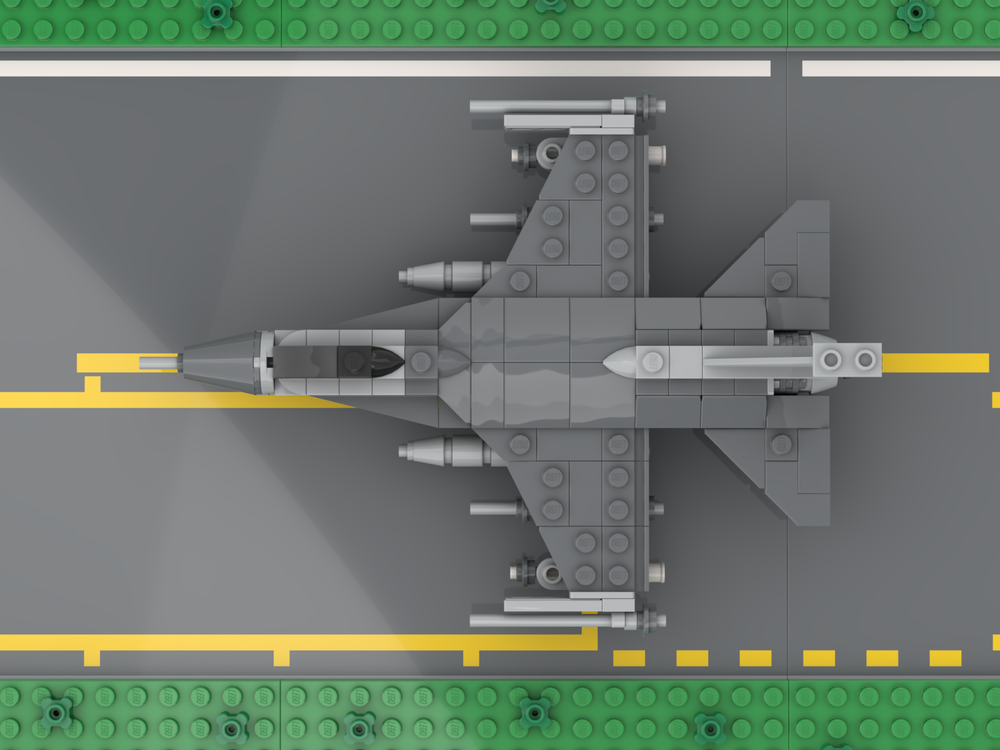 LEGO MOC Mini F-16 fighter jet micro scaled by Tankfan42 | Rebrickable ...