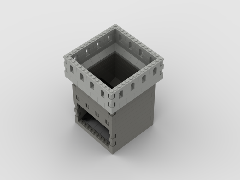 Lego Moc Dice Tower V20 By Huxley75 Rebrickable Build With Lego