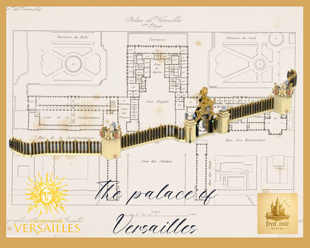 LEGO MOC-214157 Château de Versailles part 5 "grilles d'honneur"- LEGO ...
