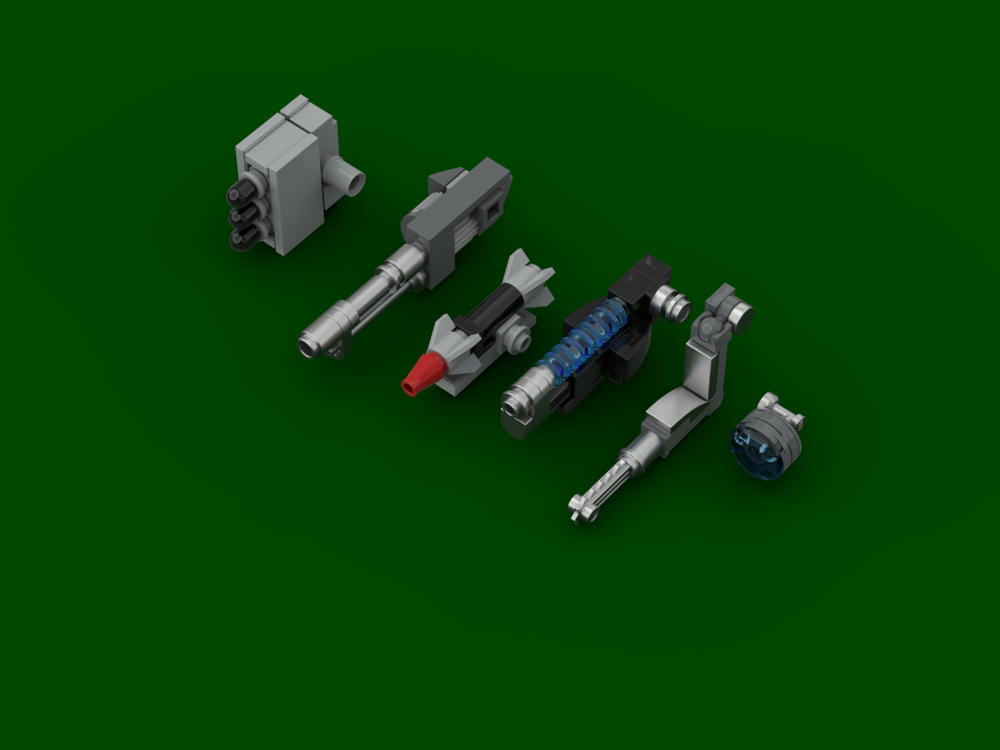 LEGO MOC Sentinel weapon pack by Kogi | Rebrickable - Build with LEGO