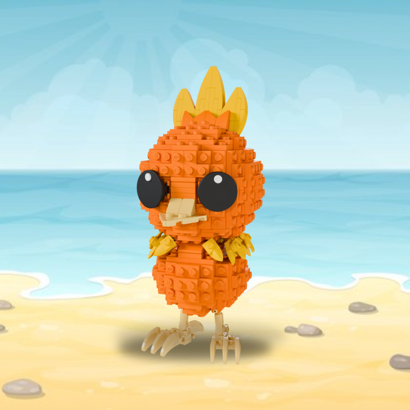LEGO MOC Torchic by KraftyKoopa | Rebrickable - Build with LEGO
