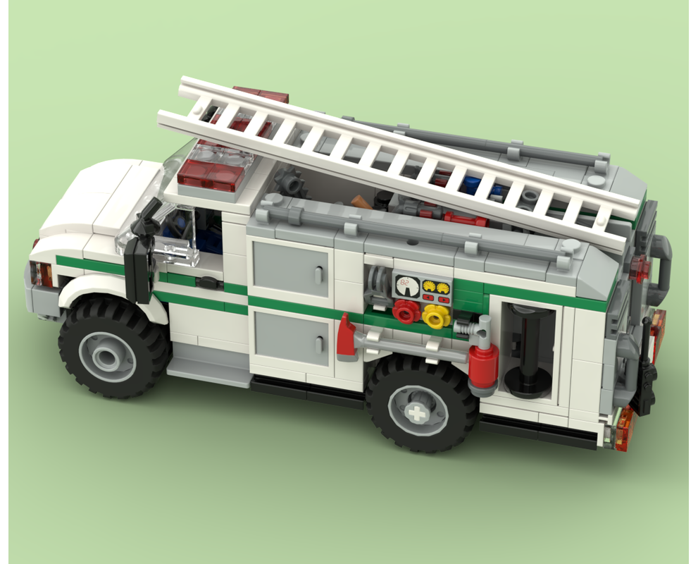 LEGO MOC Forest Fire Service Medium Brush Truck - Type 6 by Wacky ...