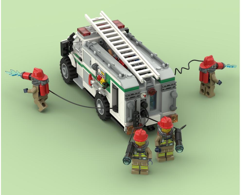 LEGO MOC-214198 Forest Fire Service Medium Brush Truck - Type 6 by ...